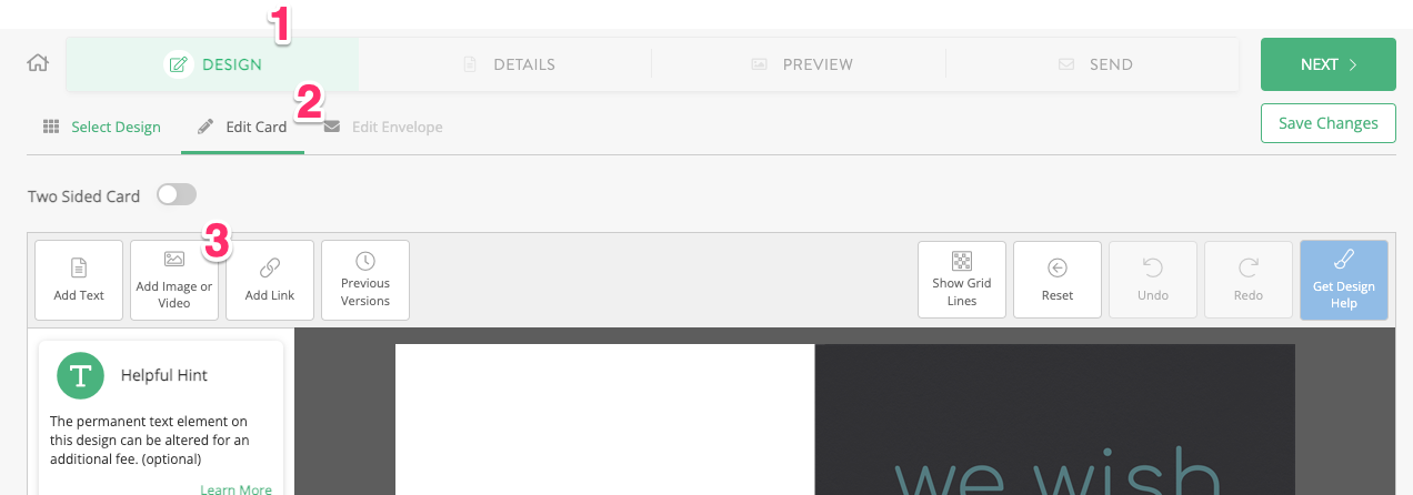 Add a Slideshow to a Card – Greenvelope